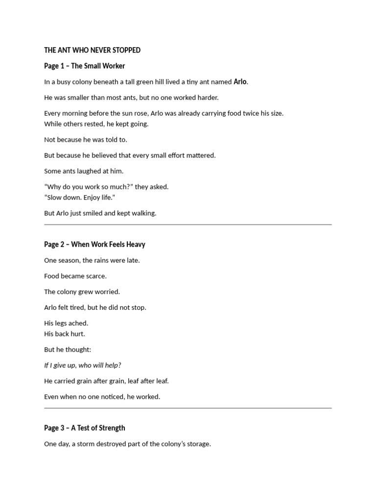 The Ant Works | PDF