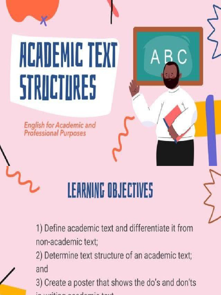 Structure of Academic Text | PDF