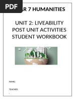 Year 7 Geography: Place and Liveability | PDF | Earth Sciences