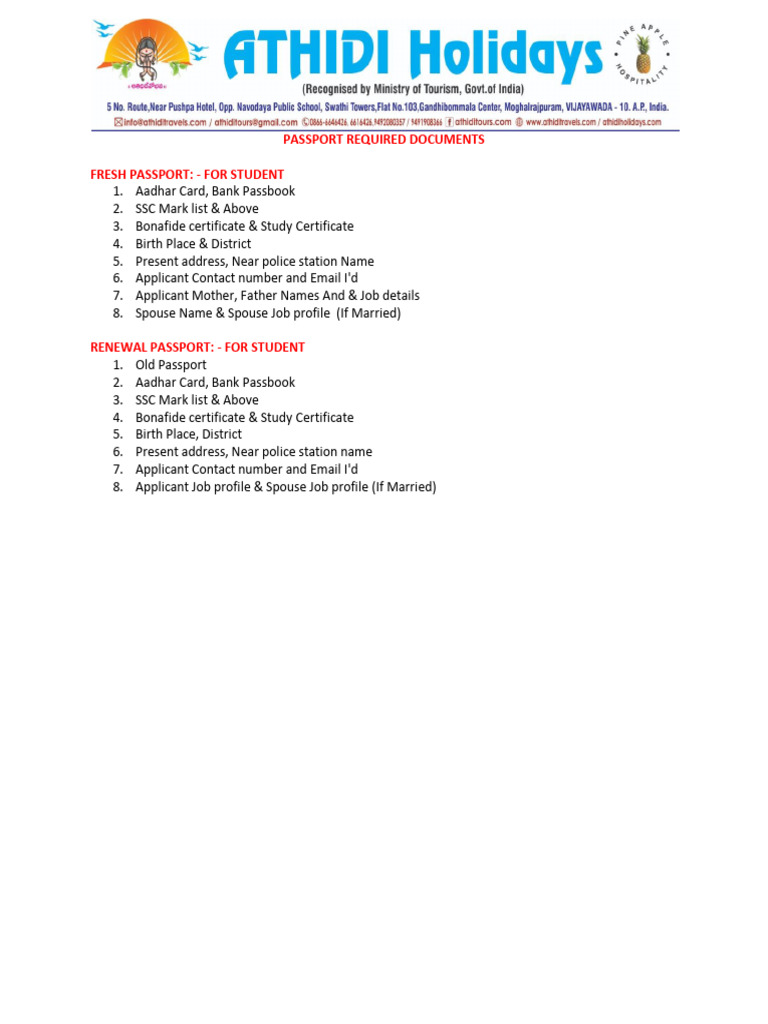 Student Passport | PDF
