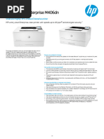 HP LaserJer Pro 404dn Data Sheet | PDF | Wi Fi | Operating System