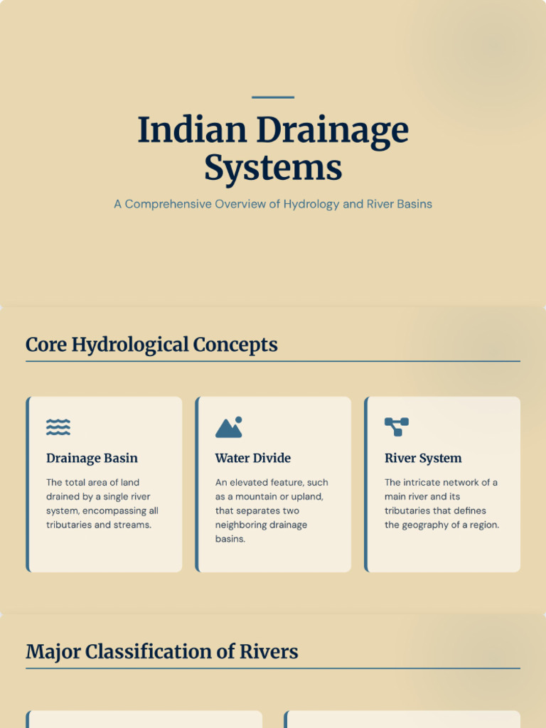 Indian Drainage Systems | PDF