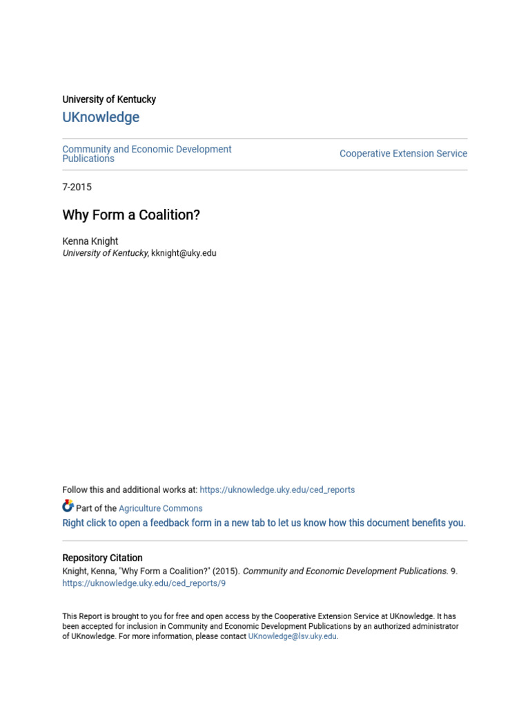 Why Form a Coalition_ | PDF