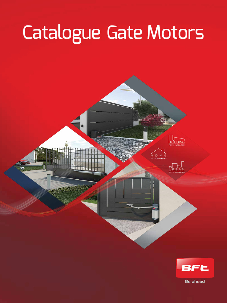 BFT Gate Motors Catalogue Overview | PDF | Manufactured Goods ...