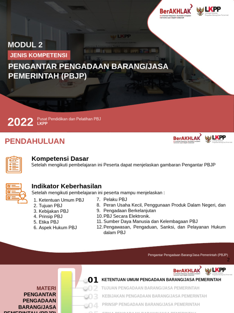 Slide Recall Modul 2 Pengantar PBJP | PDF