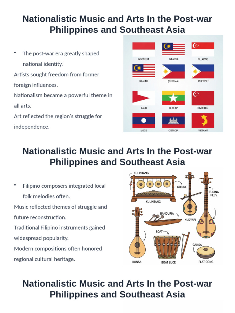 Nationalistic Music and Arts in the Post-war Philippines and Southeast ...