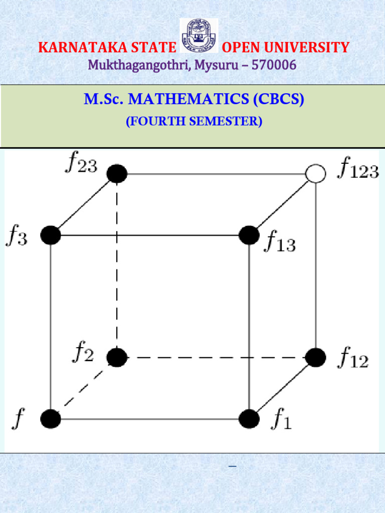 M.Sc. Differential Geometry Course Guide | PDF | Curvature ...