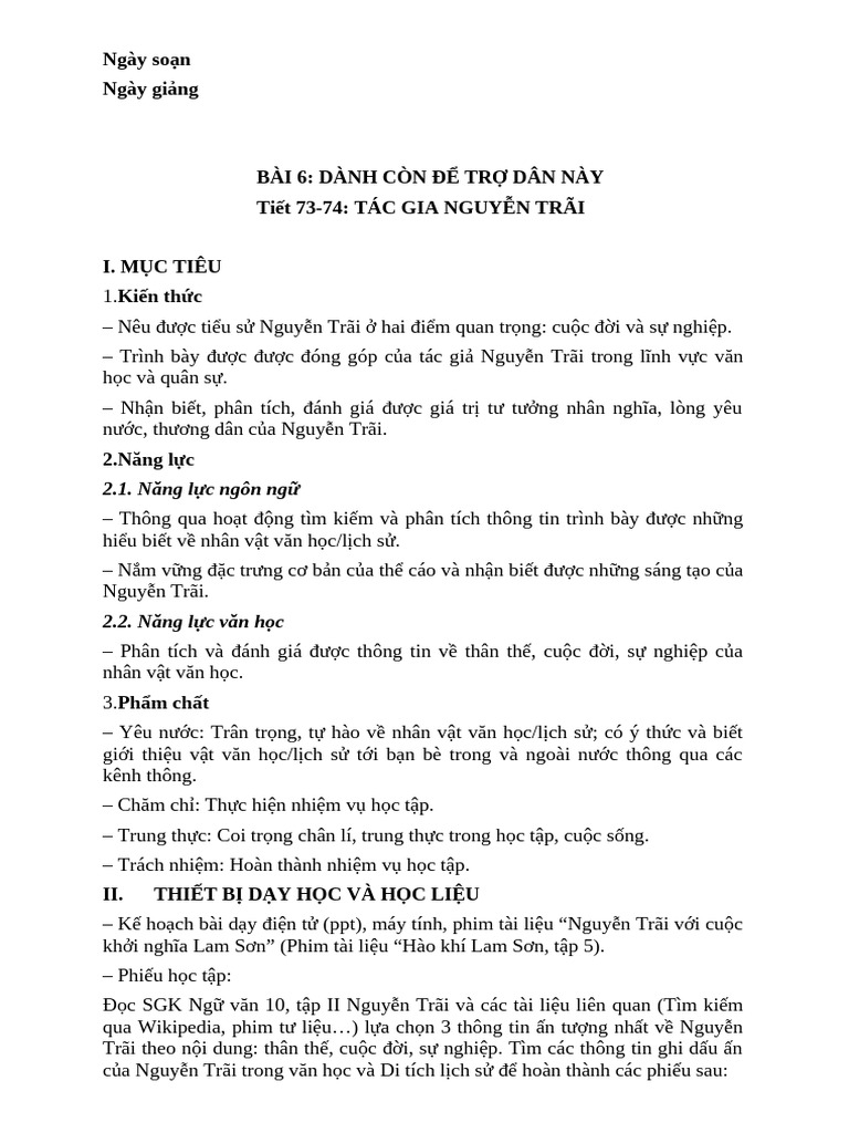 2023 KHBD VĂN 10 TẬP 2 | PDF