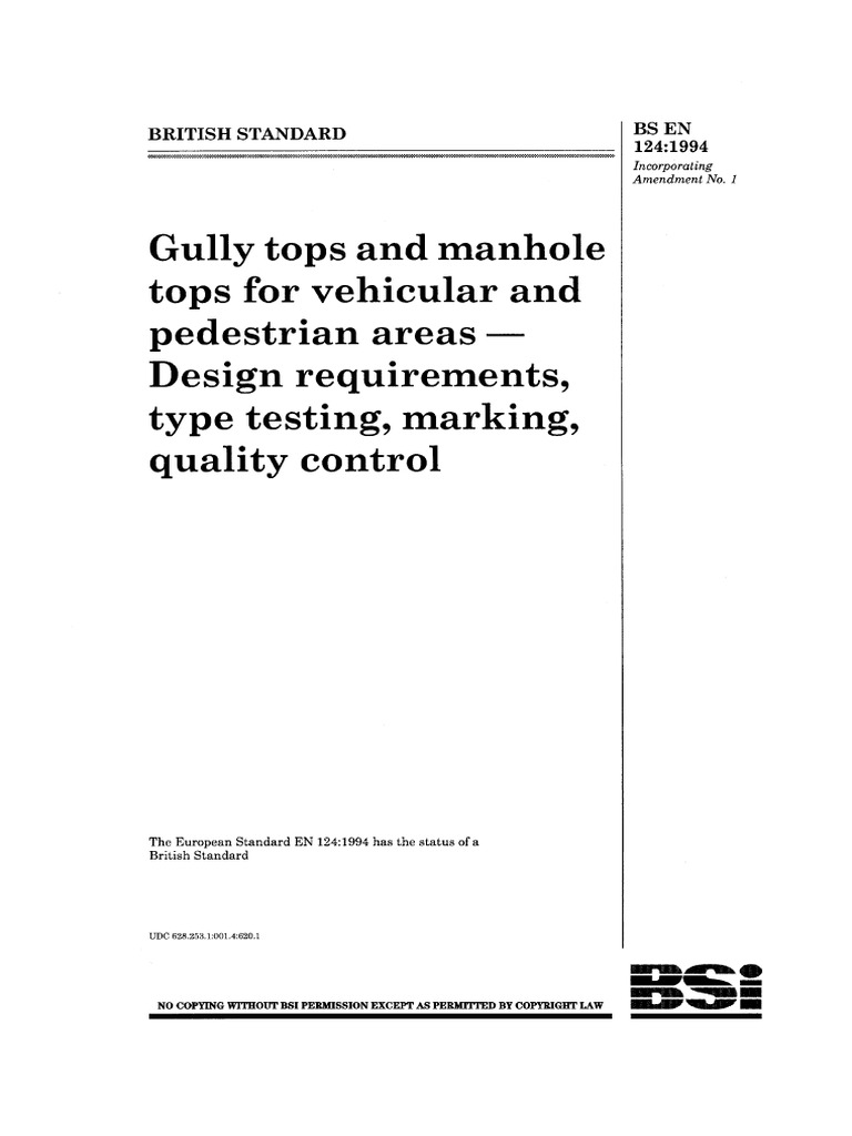 BS EN 124 | PDF