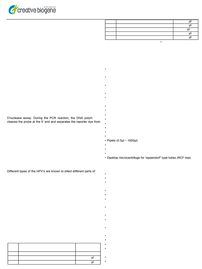 CD GenomicsAR126-High-Risk Human Papillomavirus(HPV)Genotyping Real ...