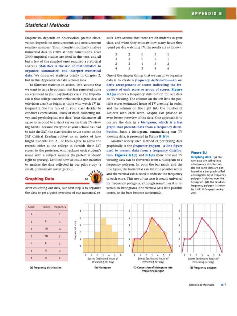 AP Psych - Statistical Methods | PDF