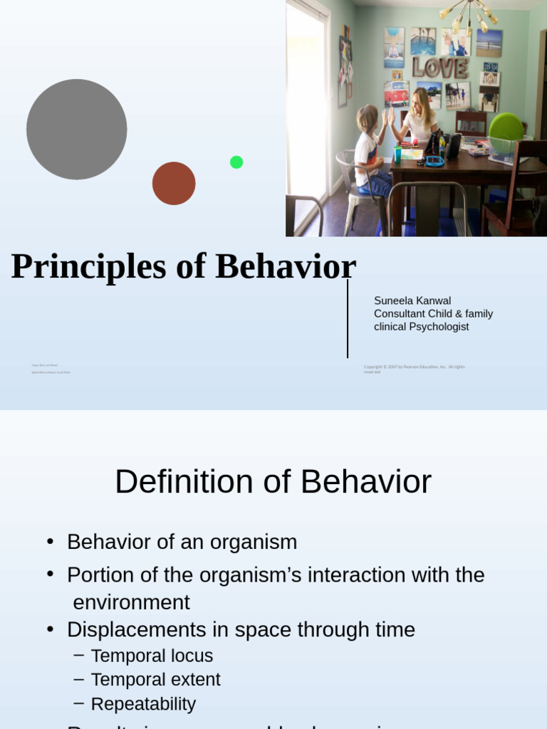 Principles of Behavior | PDF | Reinforcement | Behaviorism