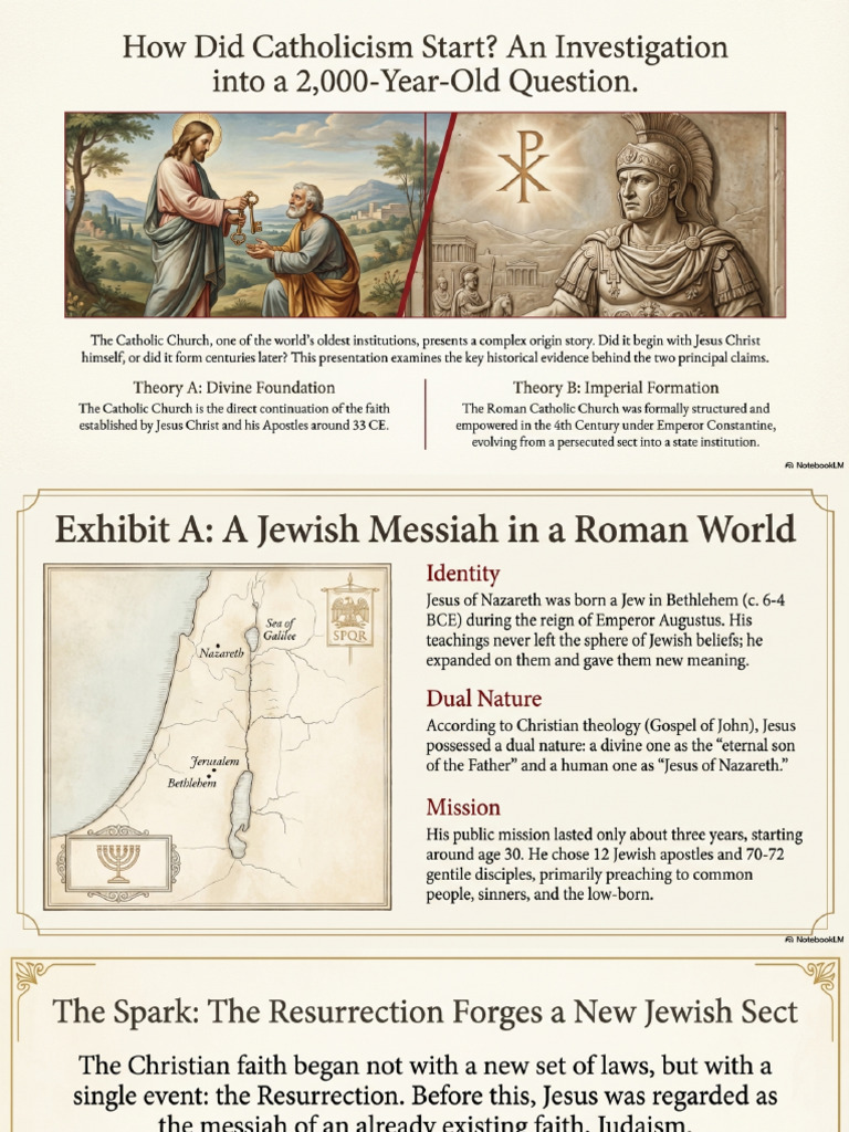 Catholicism Origin An Investigation | PDF