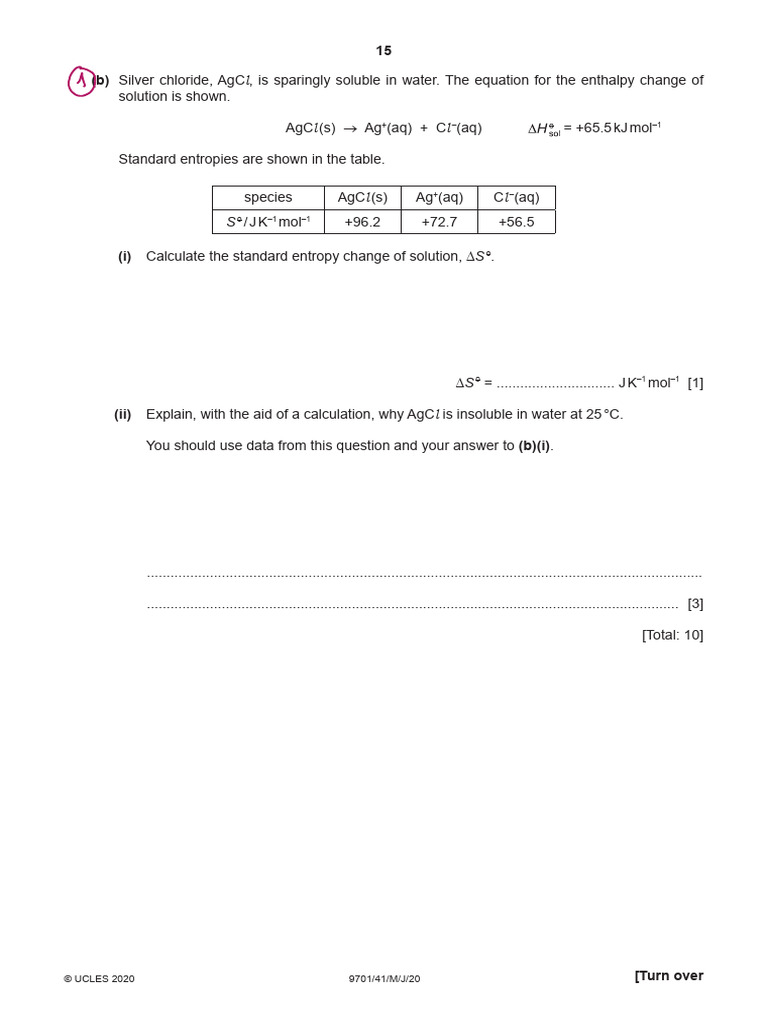 Entropy and Gibbs Free Energy Calculations | PDF | Chemical Equilibrium ...