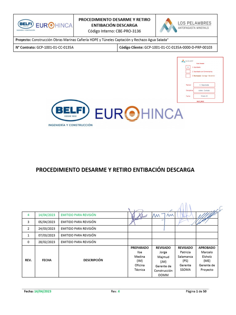 GCP-1001-01-CC-0135A-0000-D-PRP-00103[004] | PDF | Buceo bajo el agua ...