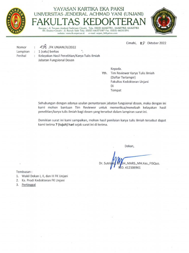 428 Kelayakan Hasil Penelitian Ke Tim Reviewer | PDF