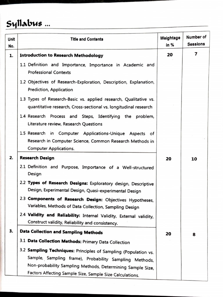 Research Methodology | PDF