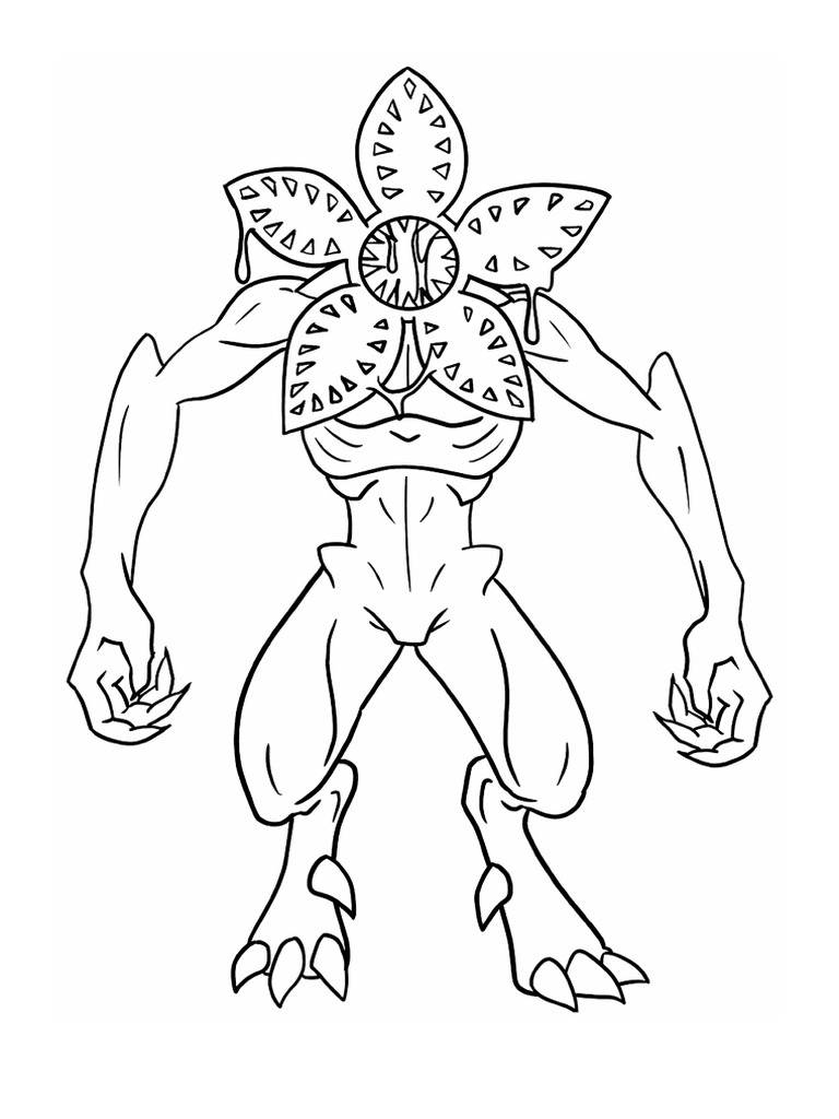 Dibujos Para Colorear Para Ninos Stranger Things 742 | PDF