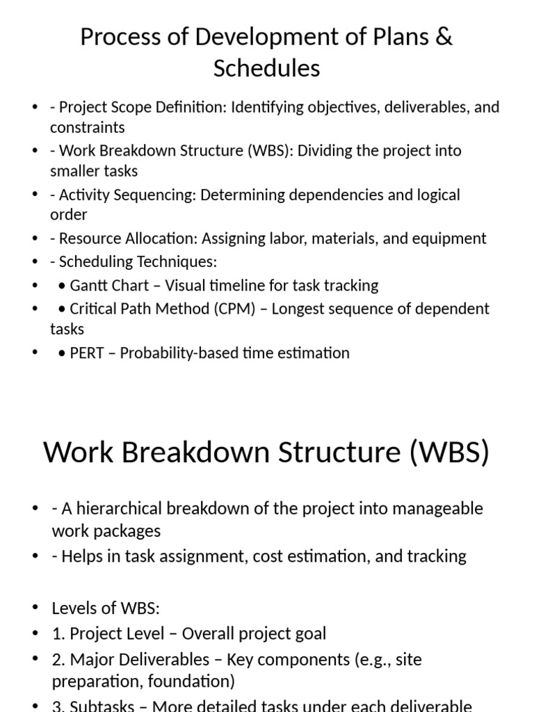 Stages of Project Planning | PDF