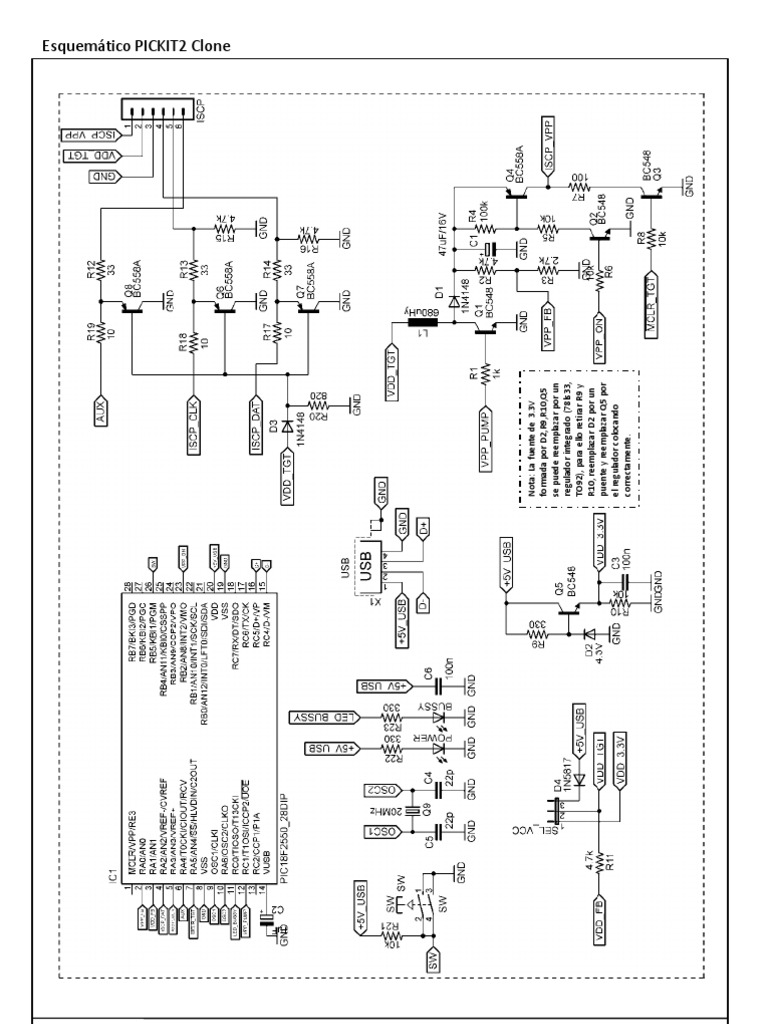 PicKit2 Clone 5V3.3V | PDF