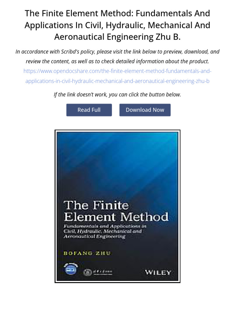 The finite element method: fundamentals and applications in civil ...