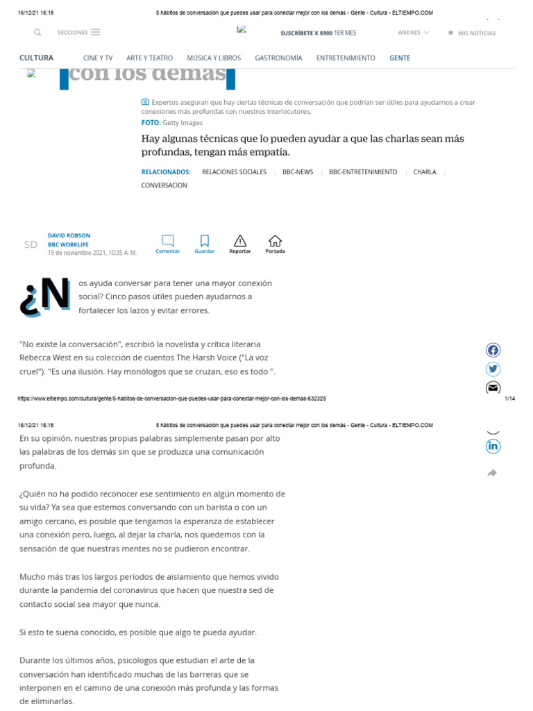 Mejora tus conversaciones: 5 hábitos clave | PDF | Conceptos ...