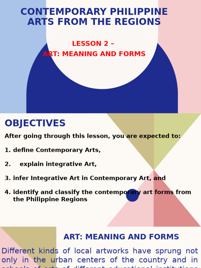 CPAR Slides Lesson 2 2 | PDF | Contemporary Art | Experience