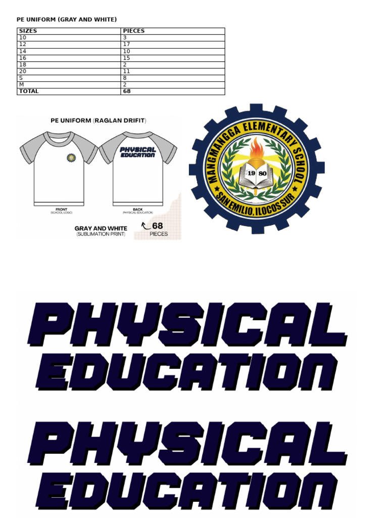 Pe Uniform | PDF