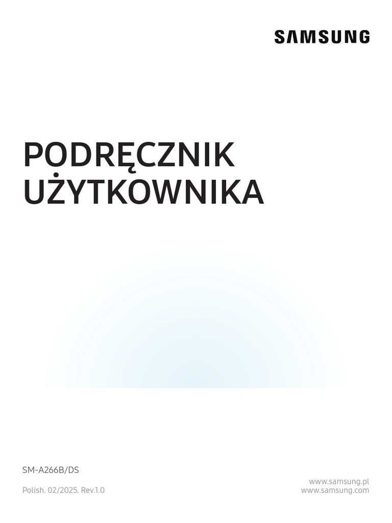 Instrukcja Obslugi Samsung Galaxy A26 5G | PDF