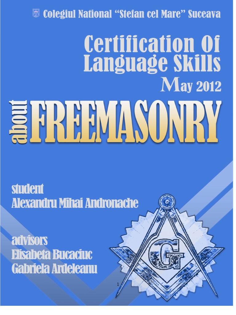 Atestat Limba Engleza | PDF | Freemasonry | Science