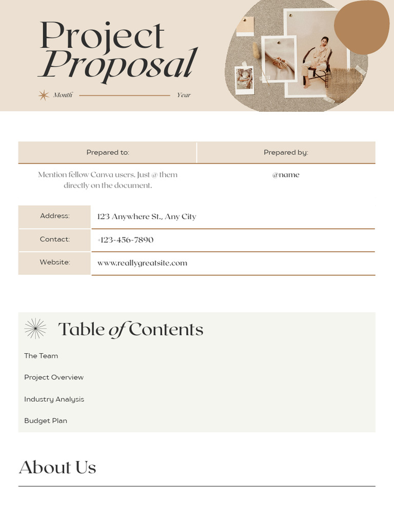Project Proposal Doc Example | PDF | Swot Analysis