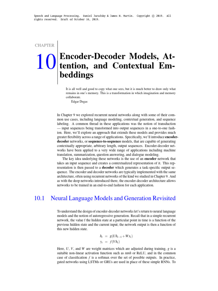 Arquitecturas Encoder Decoder | PDF | Applied Mathematics | Machine ...