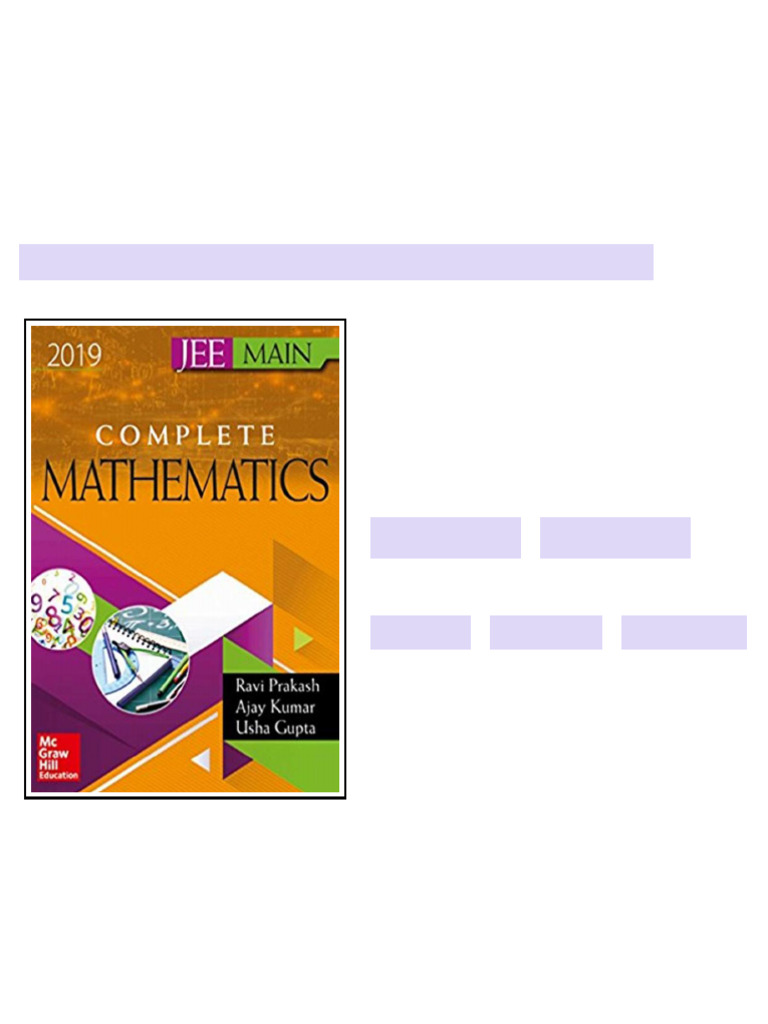 Complete mathematics for JEE Main 2019 9387572560 updated 2025 | PDF