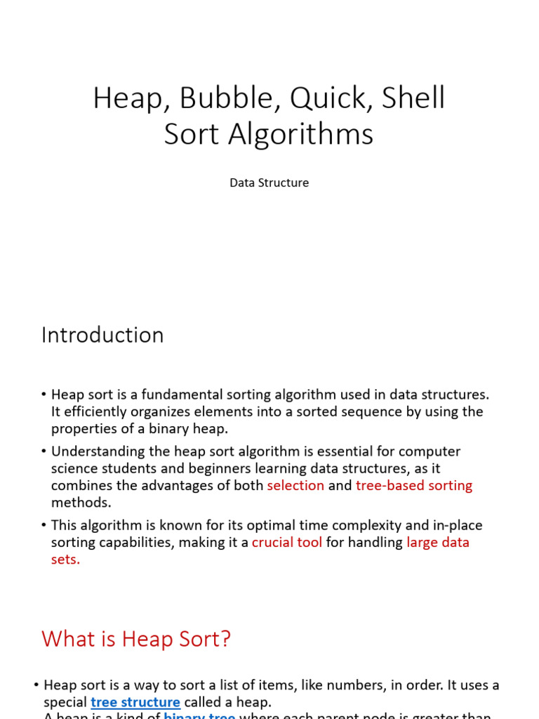 Sorting Algorithms DS 5 | PDF | Time Complexity | Computer Programming