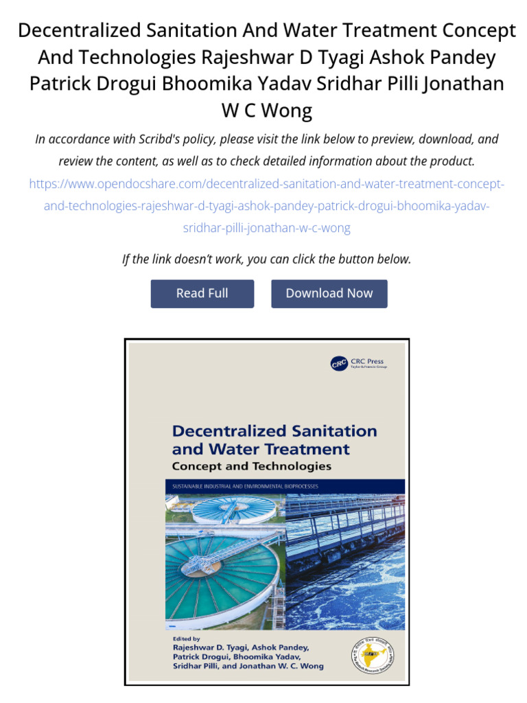 Decentralized Sanitation And Water Treatment Concept And Technologies ...