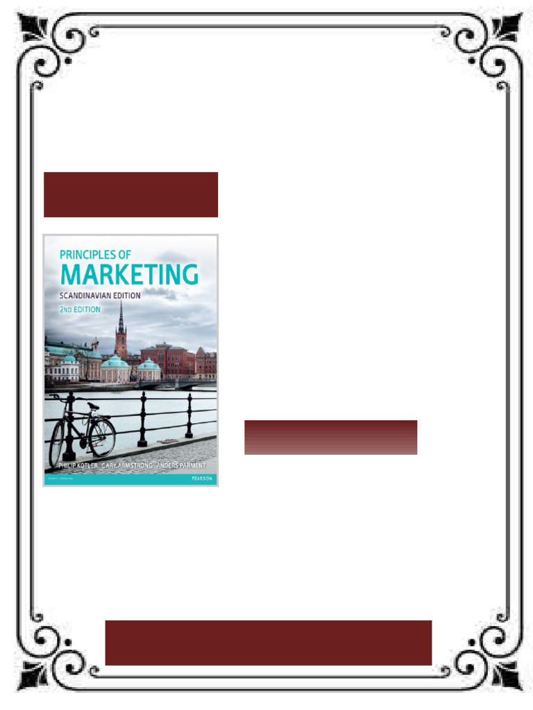 Principles of marketing 2 Scandinavian Edition Armstrong Gary M ...