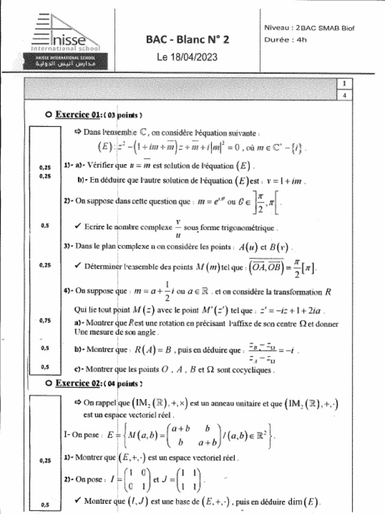 AIS_2223_EB2_2SM_S2_C2_Maths | PDF