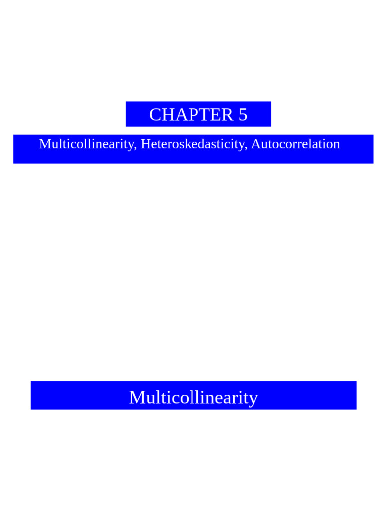 Lecture 5. Assumptions | PDF | Coefficient Of Determination | Errors And Residuals