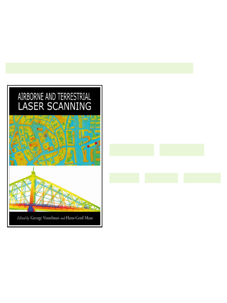 Airborne and terrestrial laser scanning latest pdf 2025 | PDF