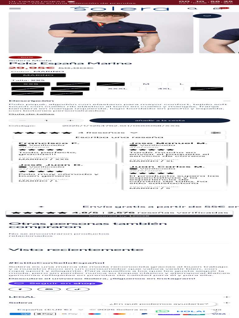 Polo España Marino – Solera Moda | PDF | Moda | Apariencia humana
