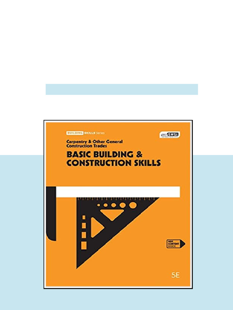 (Original PDF) Basic Building and Construction Skills 5th Australia Edition available all format ...