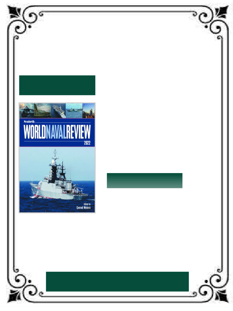 Seaforth World Naval Review 2022 Conrad Waters eBook supplementary ...