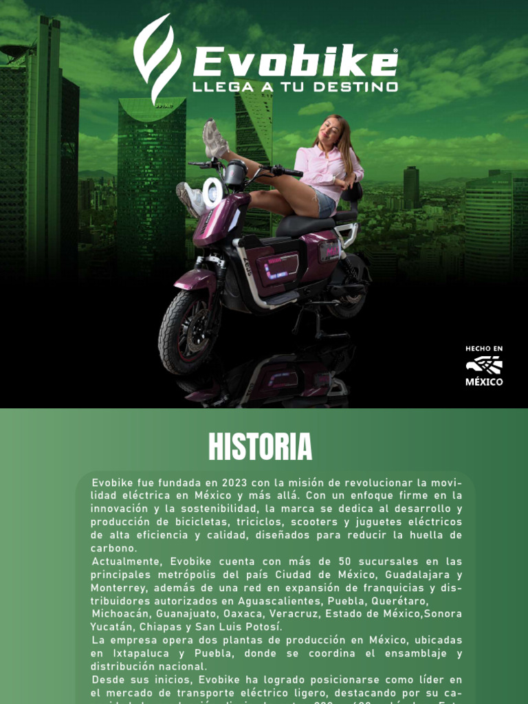 Evobike: Líder en Movilidad Eléctrica México | PDF | México | Diodo ...