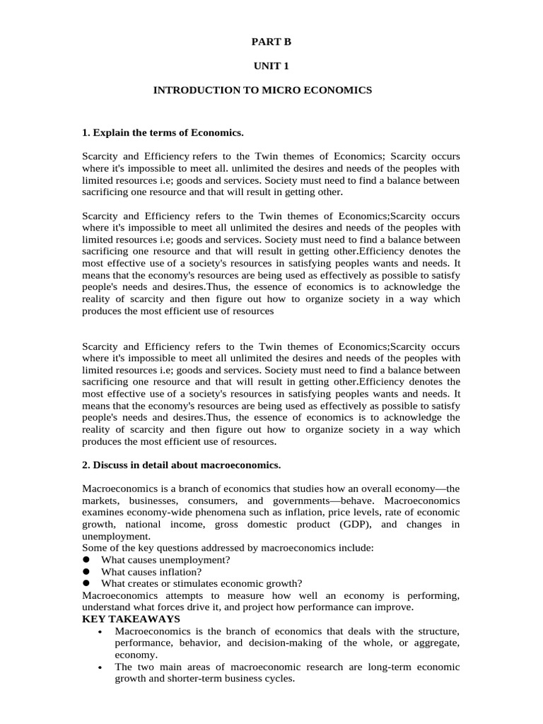 Economics Part b Questions Final | PDF | Economic Surplus | Demand