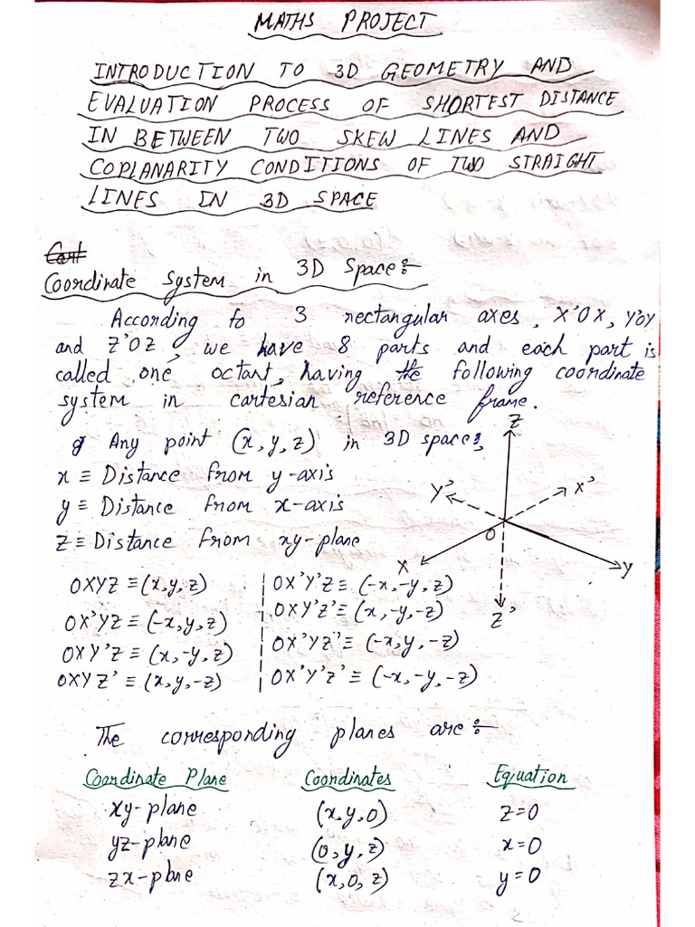 Mathematics Project | PDF