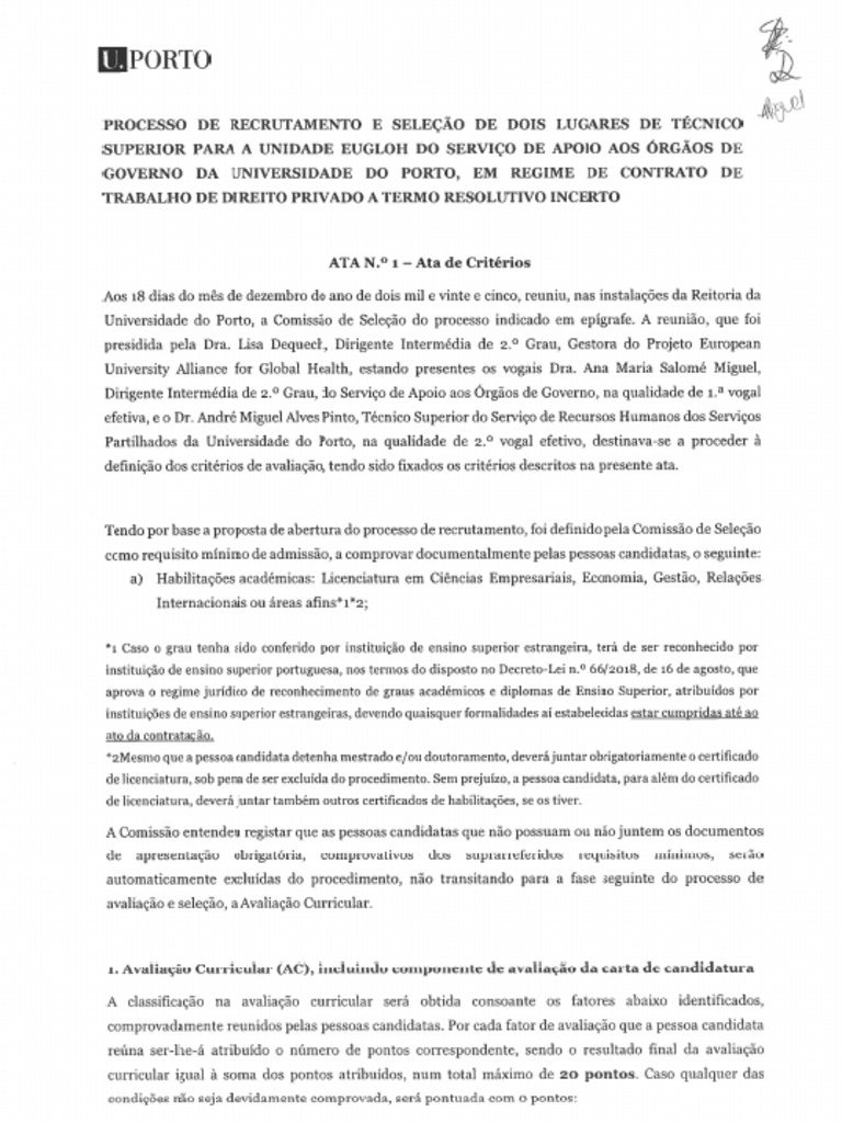 Ata Criterios TEG SASUP 25 14 | PDF