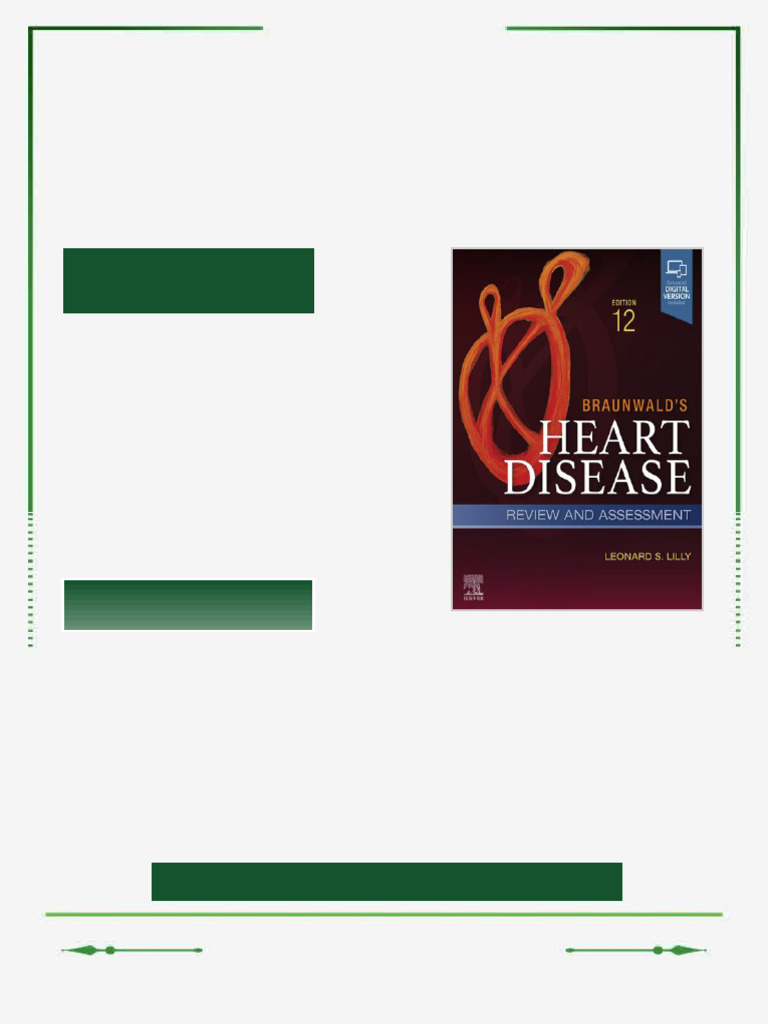 Braunwald's Heart Disease Review and Assessment 12th Edition Leonard S ...