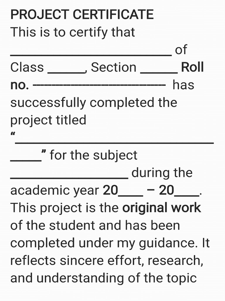 CBSE Project Certificate – Sample_251208_092705 | PDF