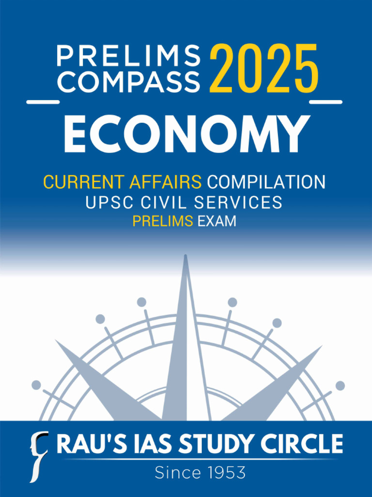 Rau’s IAS Prelims Compass 2025 Economy | PDF