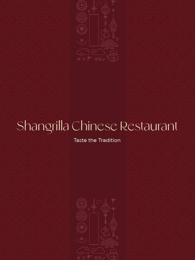 Shangrilla Chinese Menu | PDF | Thai Cuisine | Cuisine